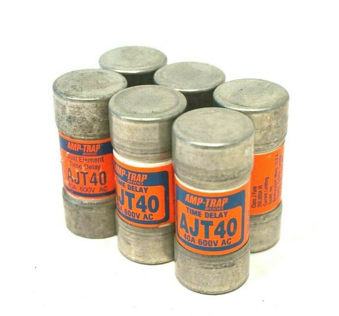 6 NEW AMP TRAP AJT40 FUSES - SB Industrial Supply, Inc.