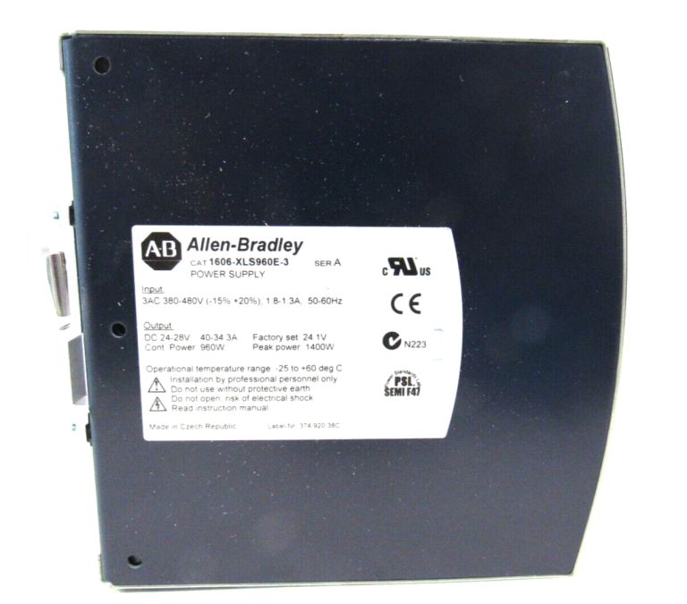 ALLEN BRADLEY 1606-XLS960E-3 POWER SUPPLY 1606XLS960E3 NEW SURPLUS - SB ...