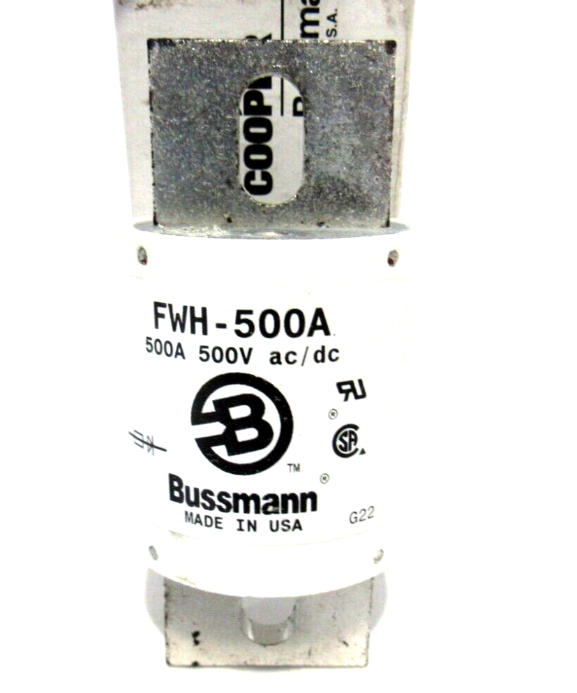 LOT OF 6 NEW BUSSMANN FWH-500A FUSES FWH500A - SB Industrial Supply, Inc.