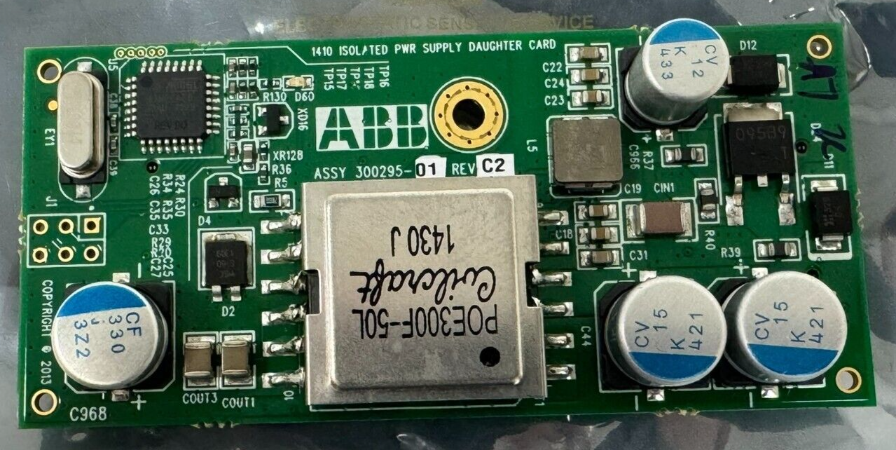 NEW ABB 300295-01 1410 ISOLATED POWER SUPPLY DAUGHTER CARD REV. C2 - SB ...