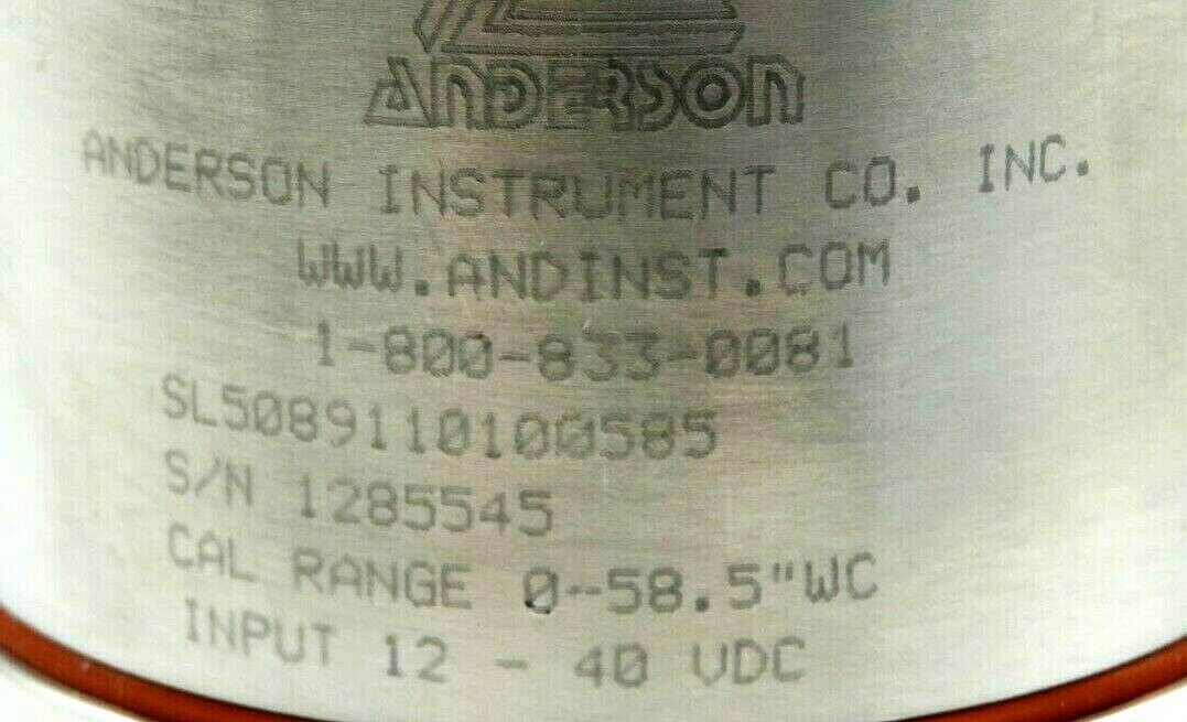 NEW ANDERSON SL/SX/LD/LA LIQUID LEVEL TRANSMITTER SL5089110100585 - SB ...