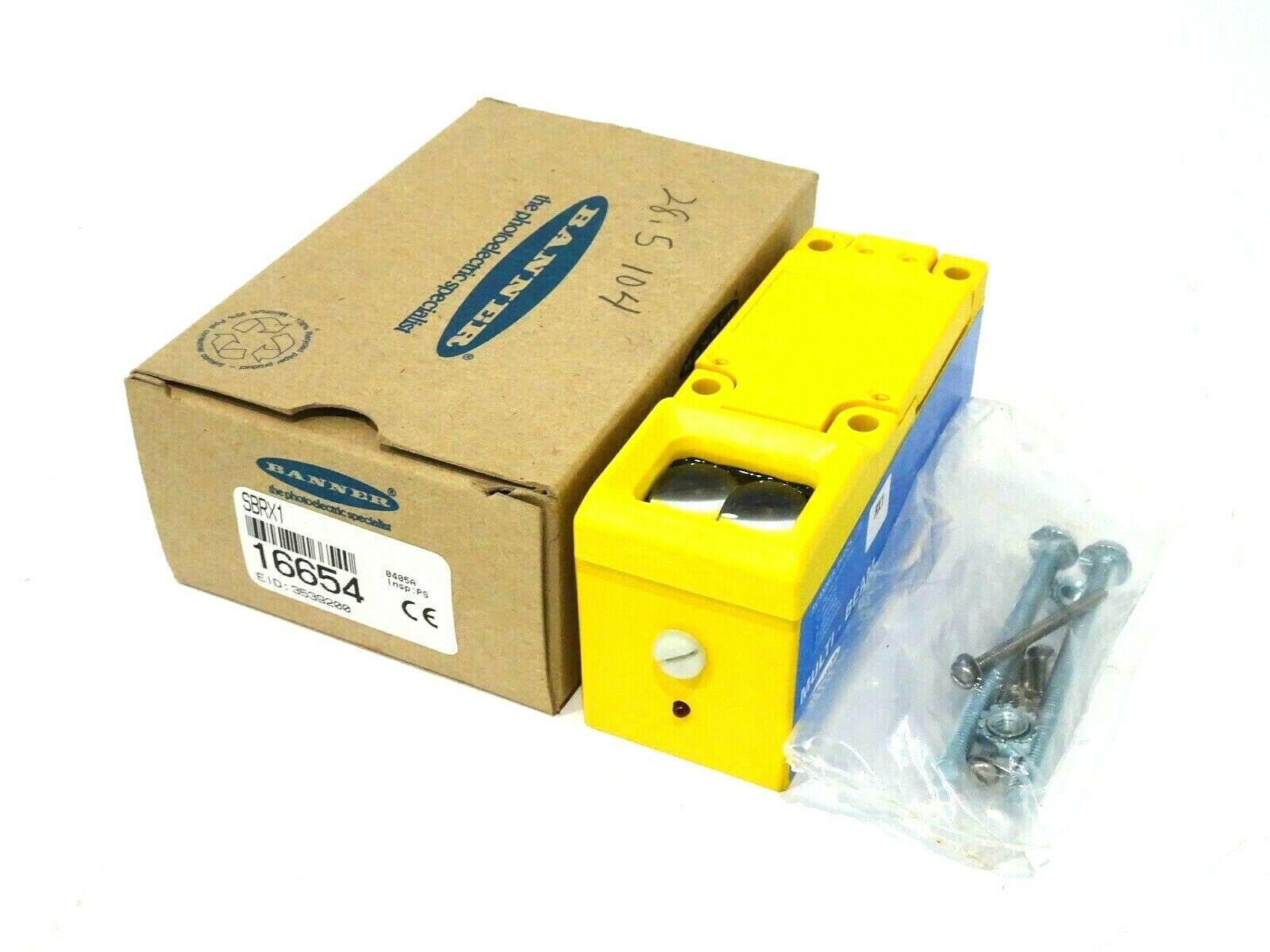 NEW BANNER ENGINEERING SBRX1 MULTI-BEAM RECEIVER 16654 - SB Industrial ...