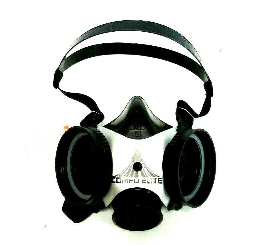 NEW BOX OF 18 MSA 490491 COMFO ELITE HALF MASK RESPIRATOR MEDIUM - SB ...