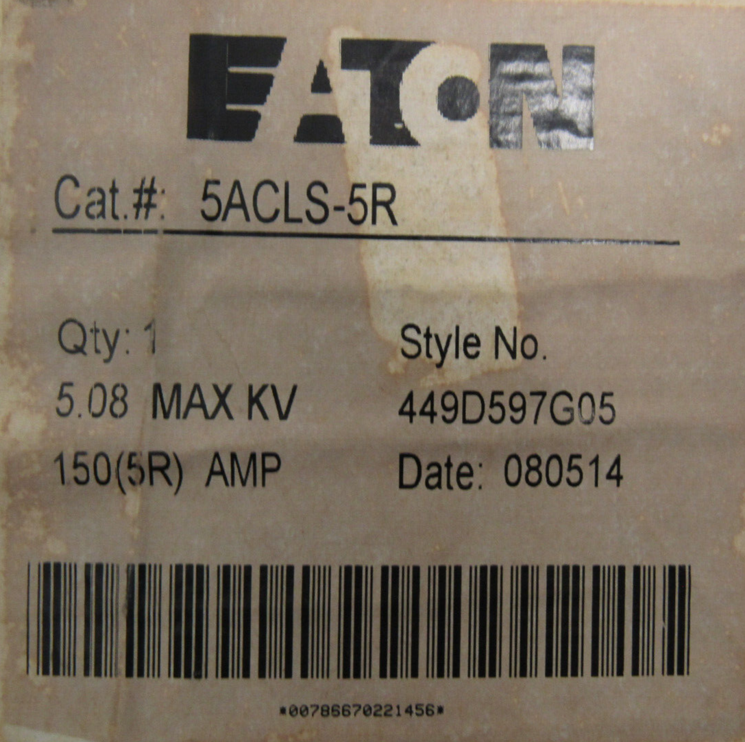 NEW EATON 5ACLS-5R CURRENT LIMITING FUSE 150A 5ACLS5R - SB Industrial ...