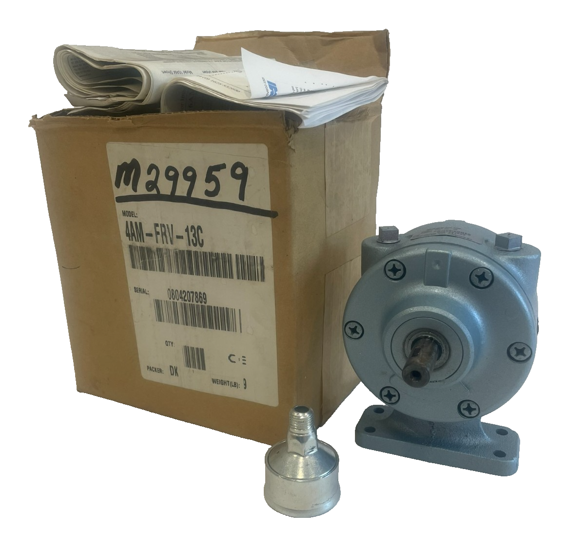 NEW GAST 4AM-FRV-13C AIR MOTOR 4AMFRV13C - SB Industrial Supply, Inc.