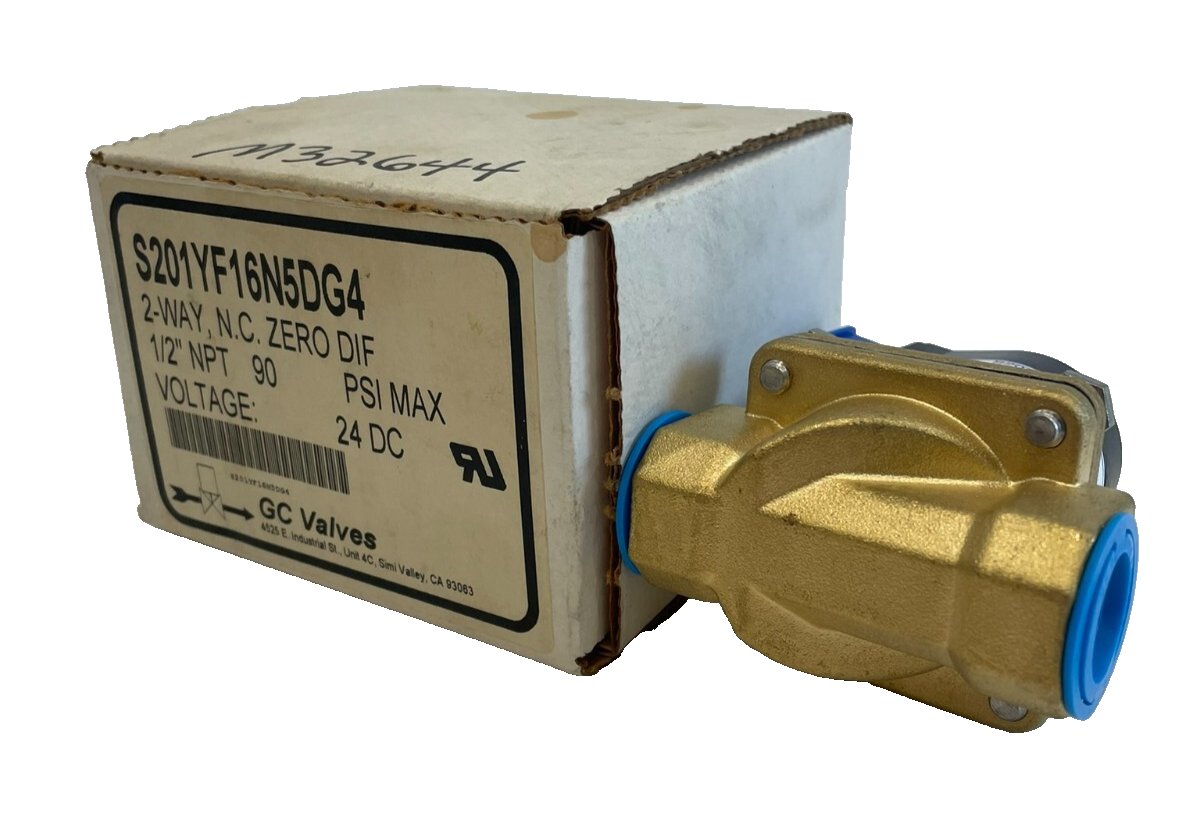 NEW GC VALVES S201YF16N5DG4 SOLENOID VALVE 2-WAY 24DC - SB Industrial ...