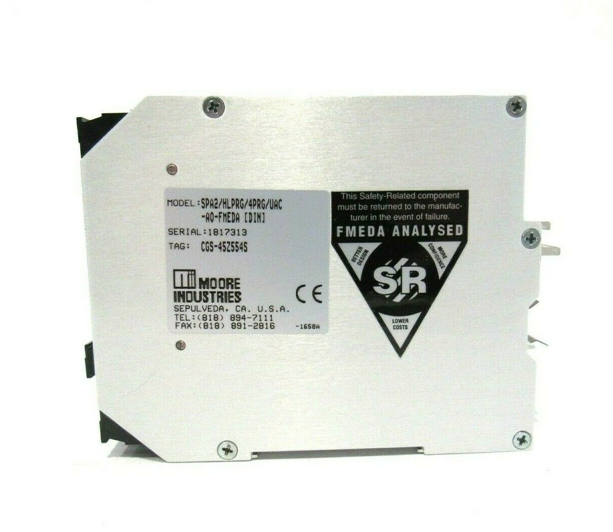 NEW MOORE INDUSTRIES SPA2 /HLPRG /4PRG /UAC /AO /FMEDA PROGRAMMABLE ...