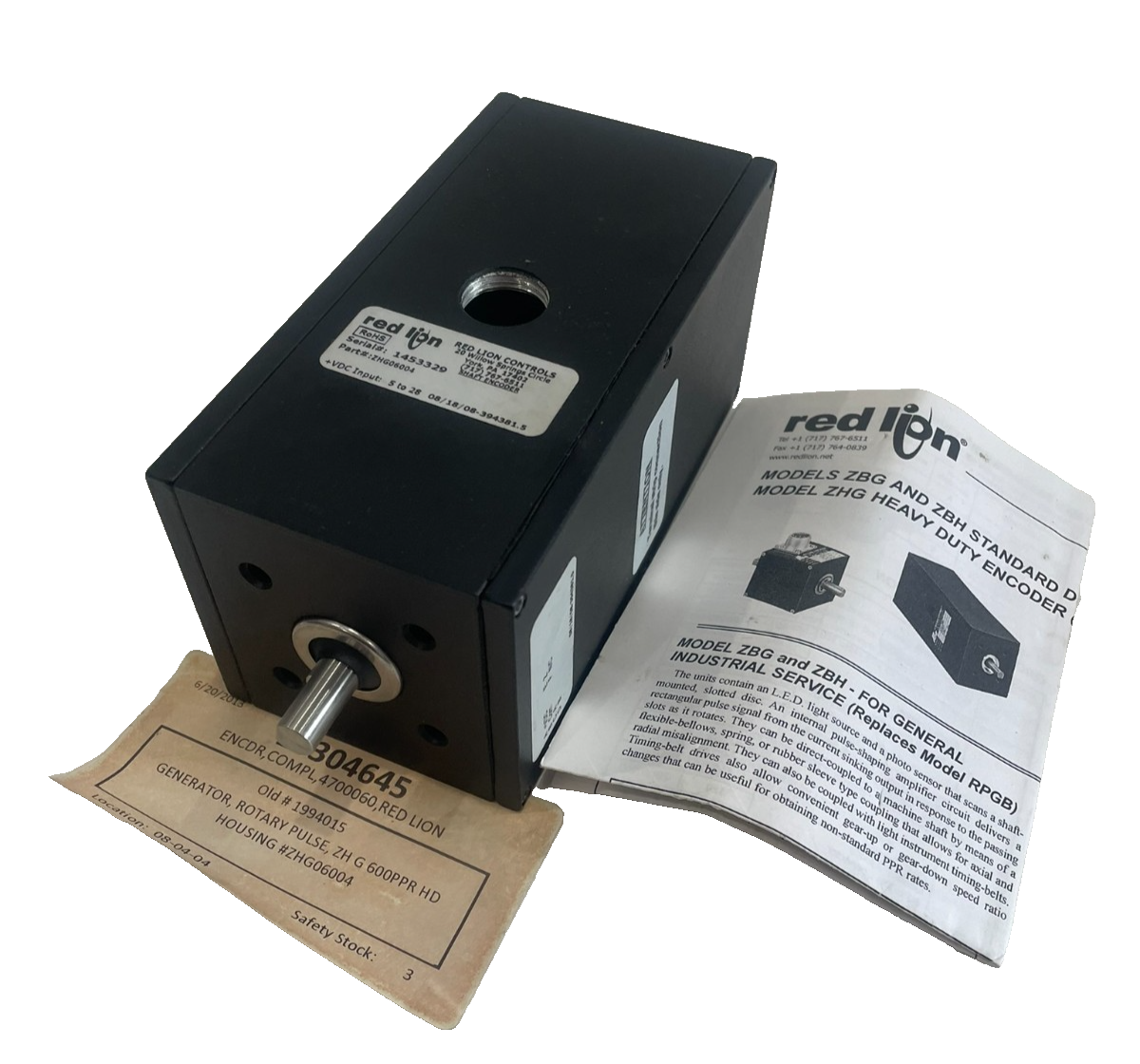 NEW RED LION CONTROLS ZHG06004 ENCODER - SB Industrial Supply, Inc.