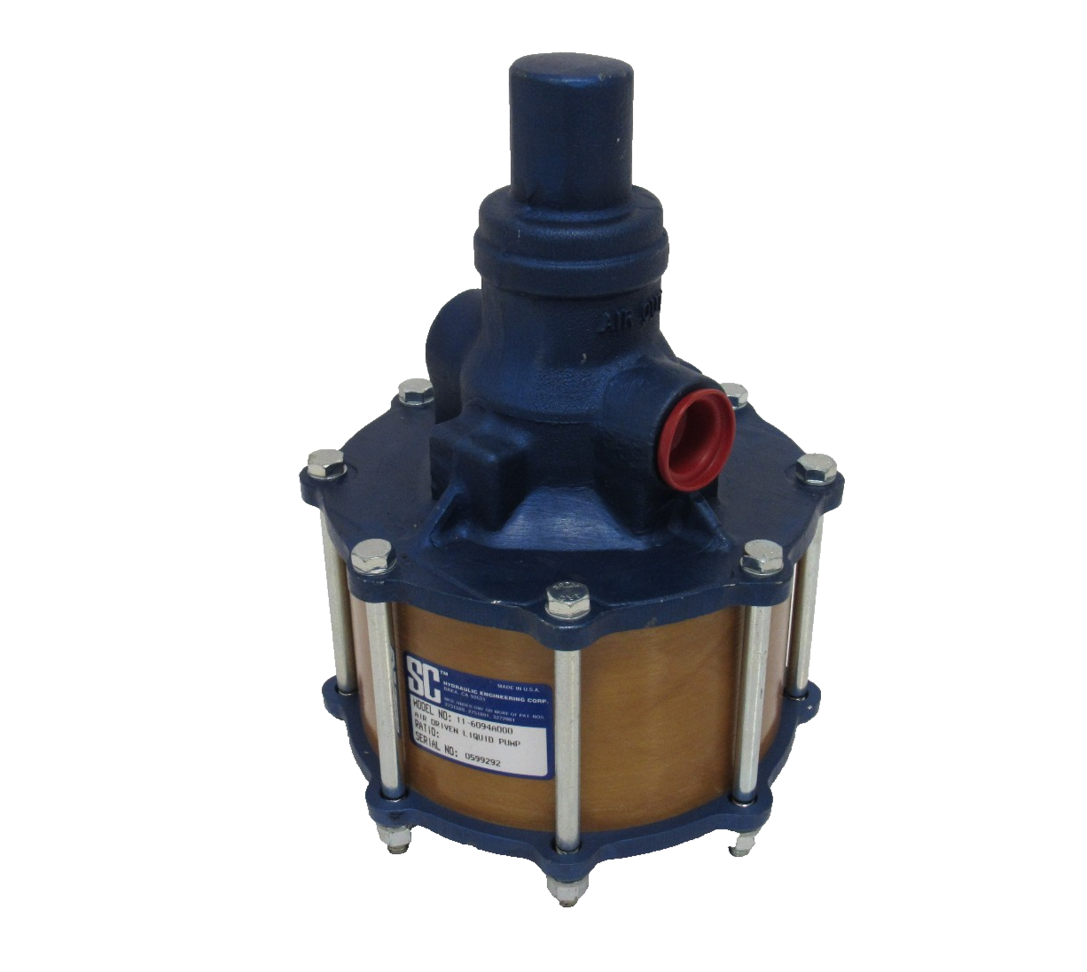 NEW SC HYDRAULIC 11-6094A000 AIR DRIVEN LIQUID PUMP 116094A000 - SB ...