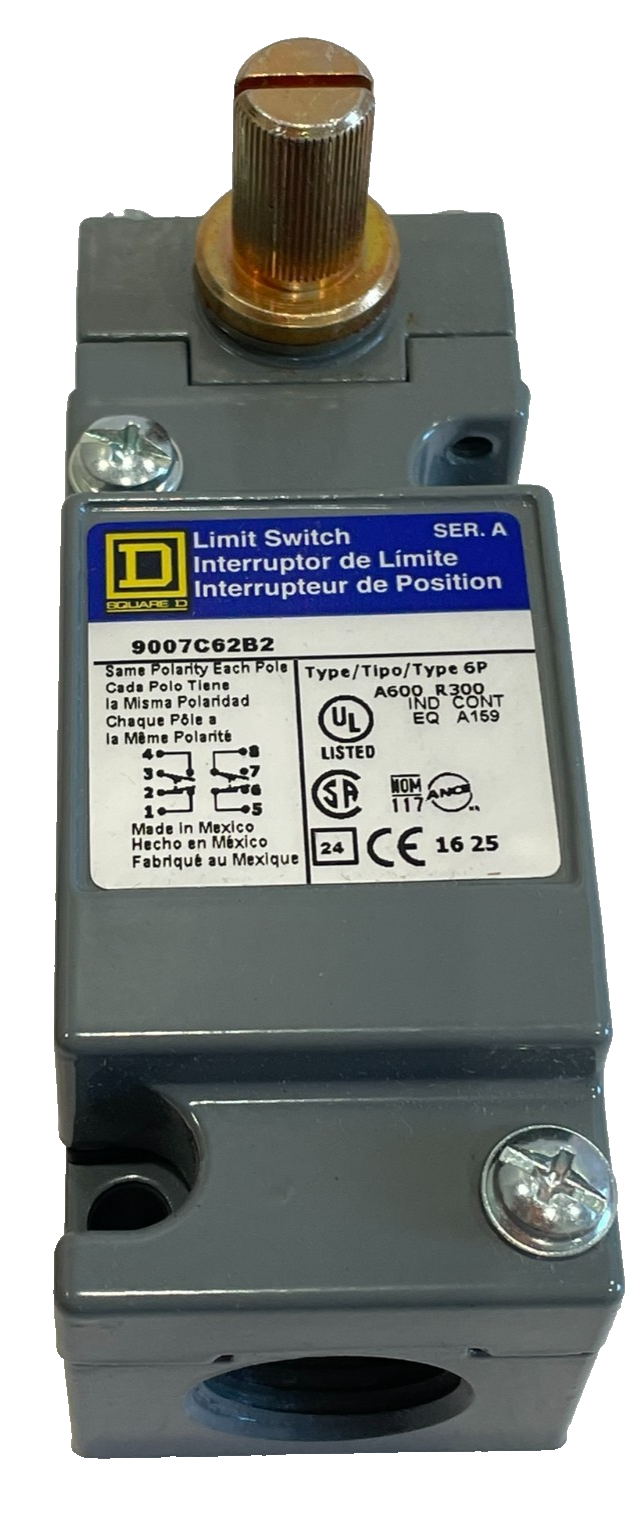 NEW SQUARE D 9007-C62B2 LIMIT SWITCH SER. A 9007C62B2 - SB Industrial ...