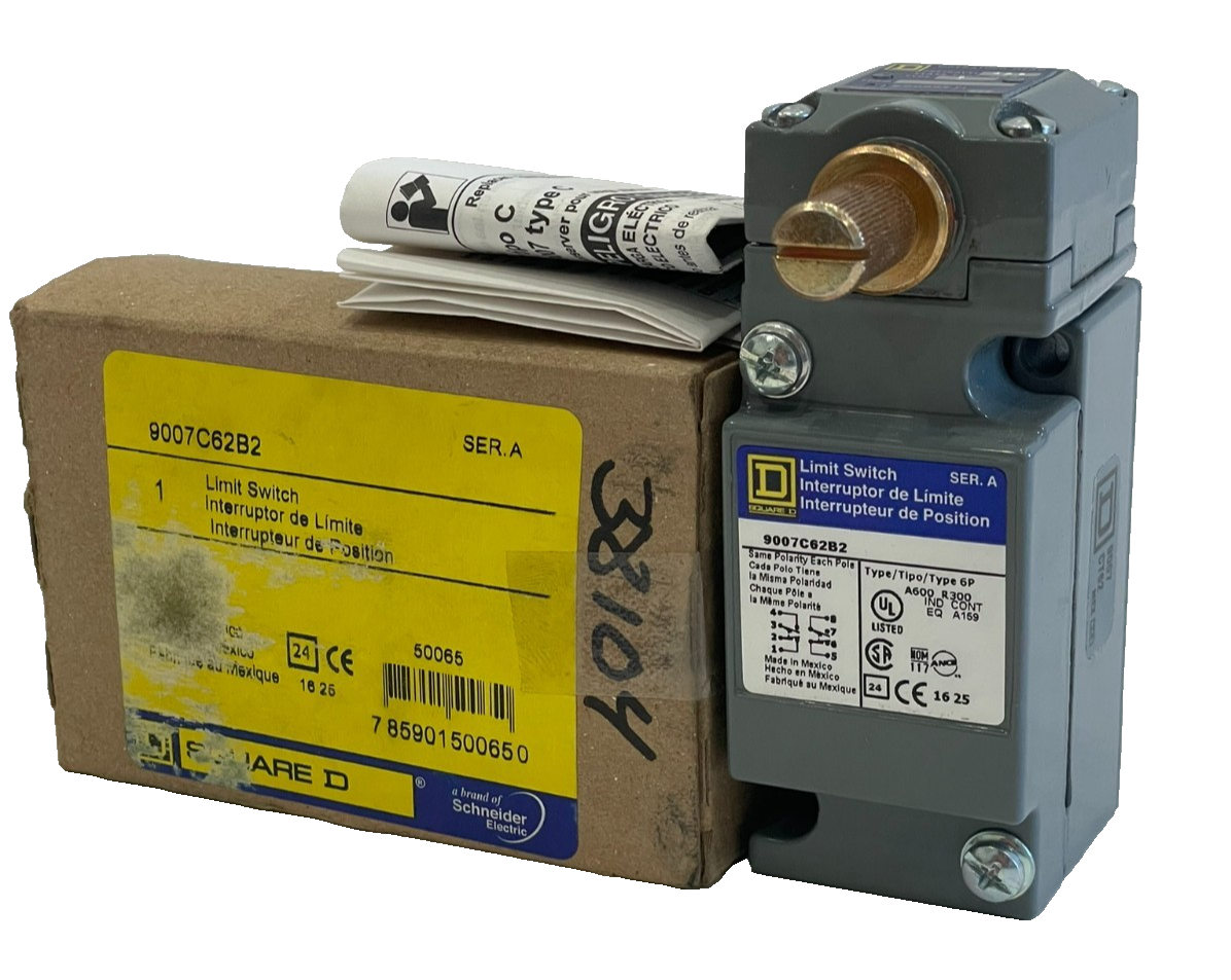 NEW SQUARE D 9007-C62B2 LIMIT SWITCH SER. A 9007C62B2 - SB Industrial ...