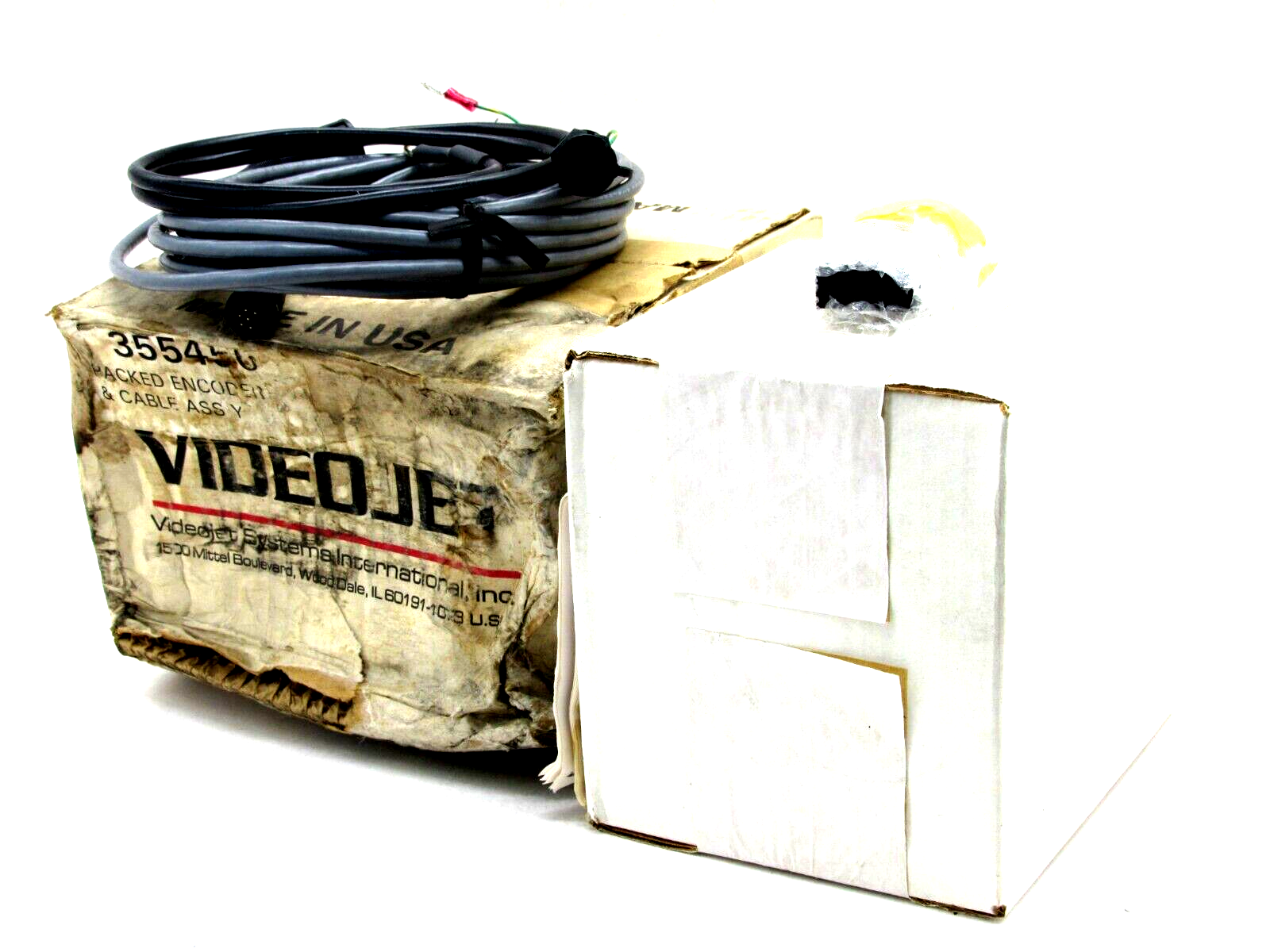 NEW VIDEOJET 355456 ENCODER W/CABLE ASSEMBLY - SB Industrial Supply, Inc.