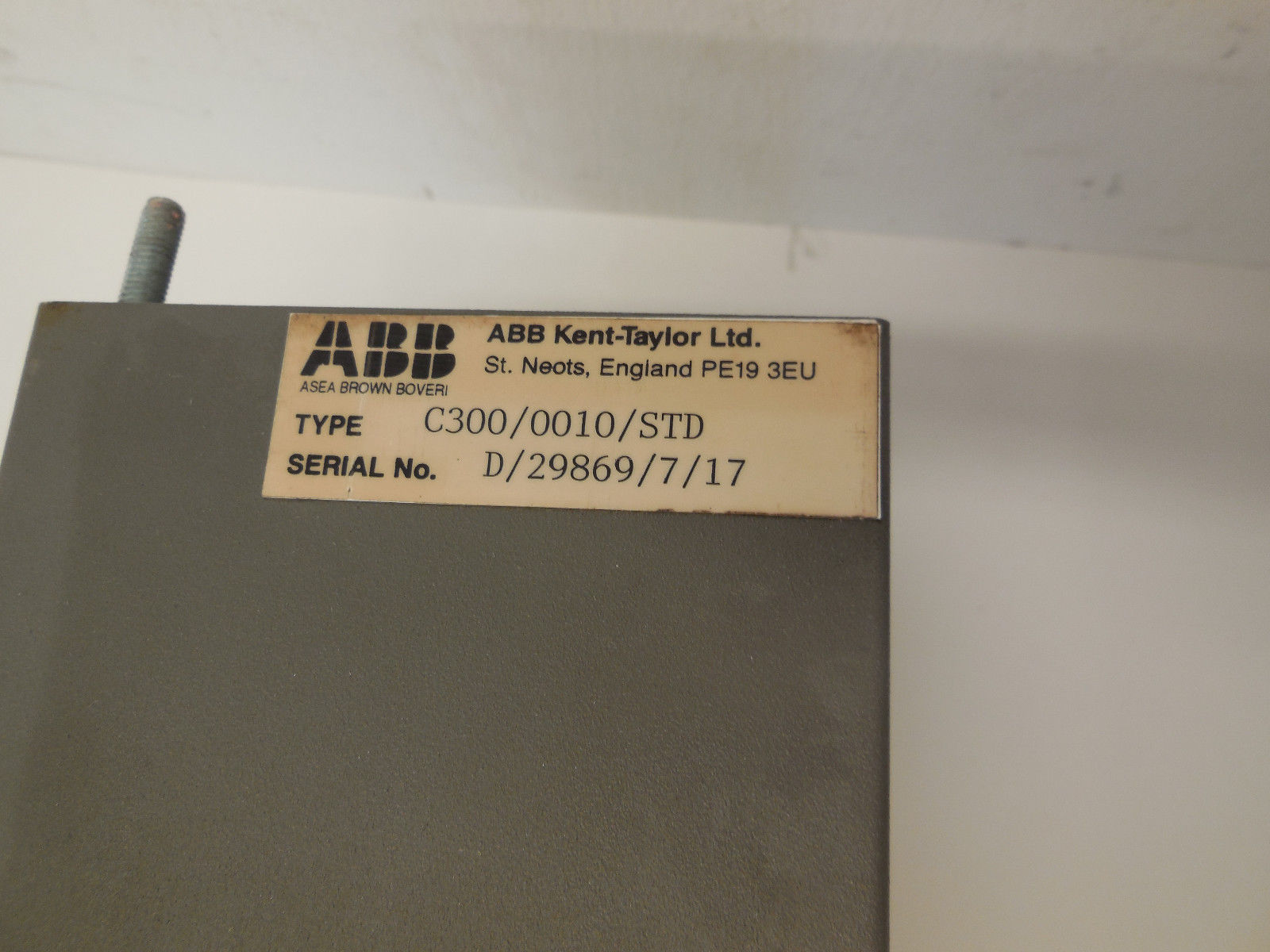 USED ABB C300/0010/STD PROCESS CONTROLLER C3000010STD - SB Industrial ...