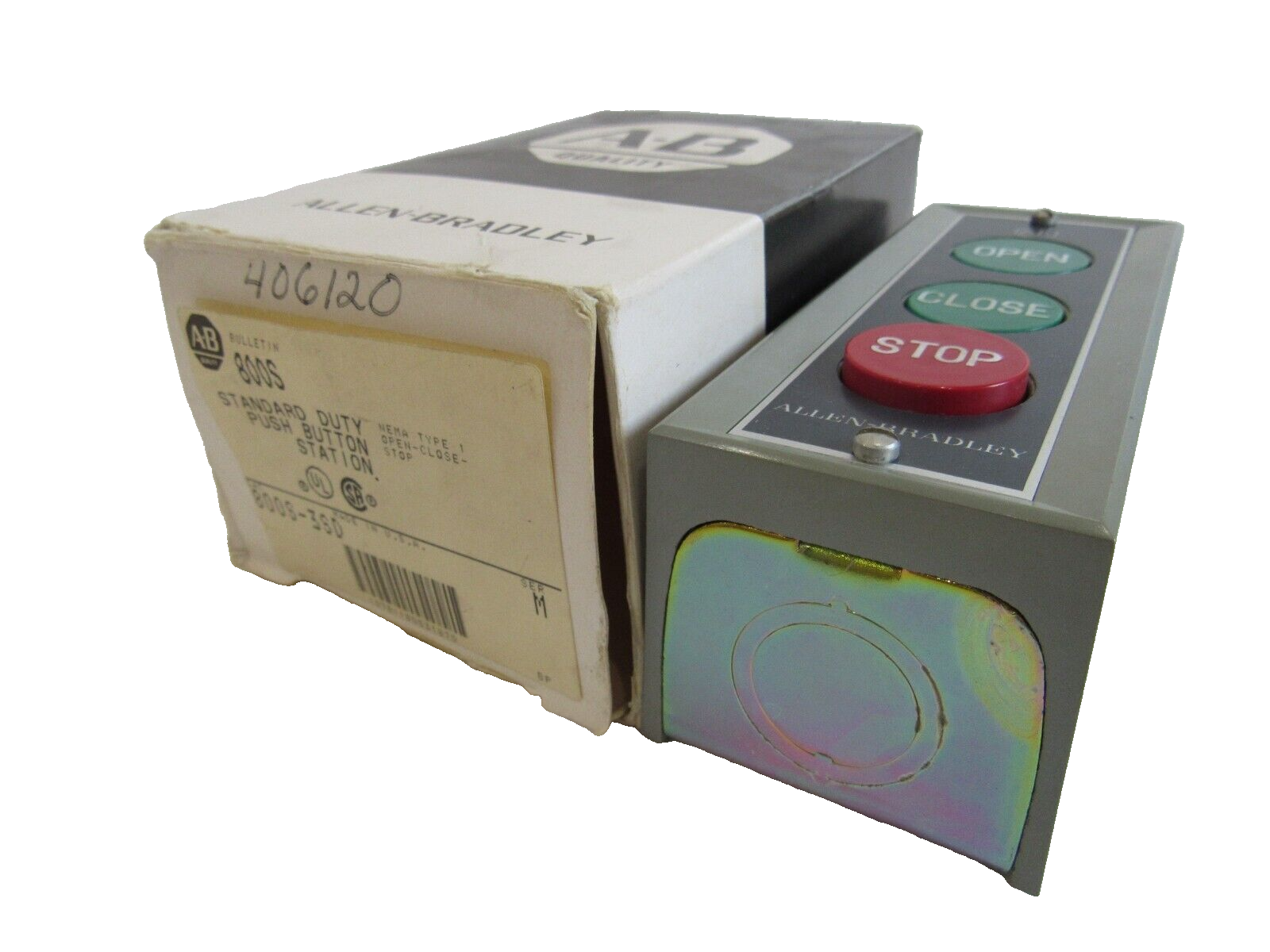 ALLEN BRADLEY 800S-3SD PUSH BUTTON STATION SERIES M 800S3SD NEW ...