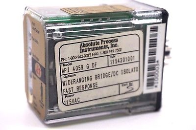 NEW ABSOLUTE PROCESS INSTRUMENTS API 4059 GD F LOAD CELL TRANSMITTER ...