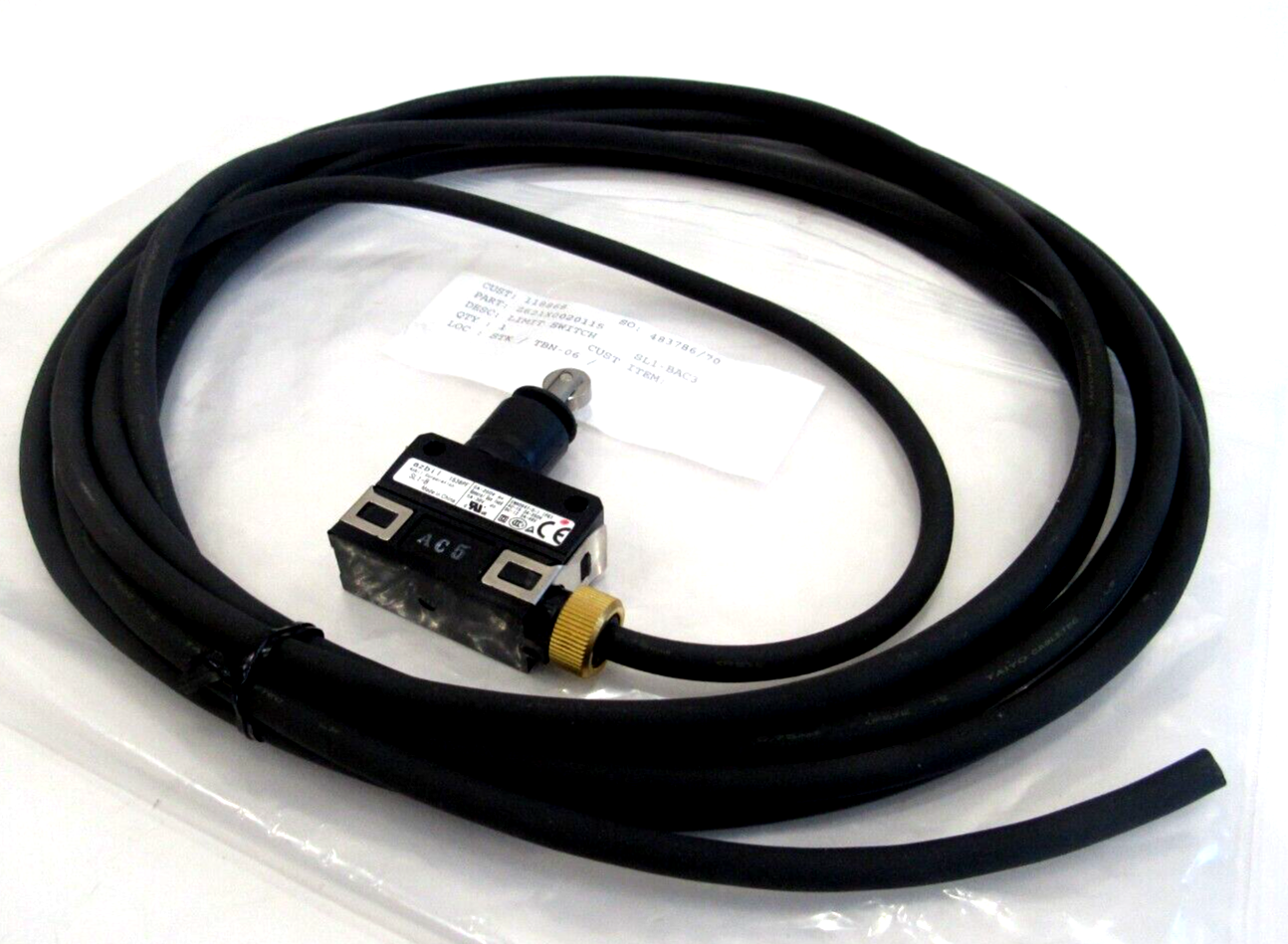 NEW AZBIL SL1-B LIMIT SWITCH W/CABLE SL1-BAC3 SL1B - SB Industrial ...