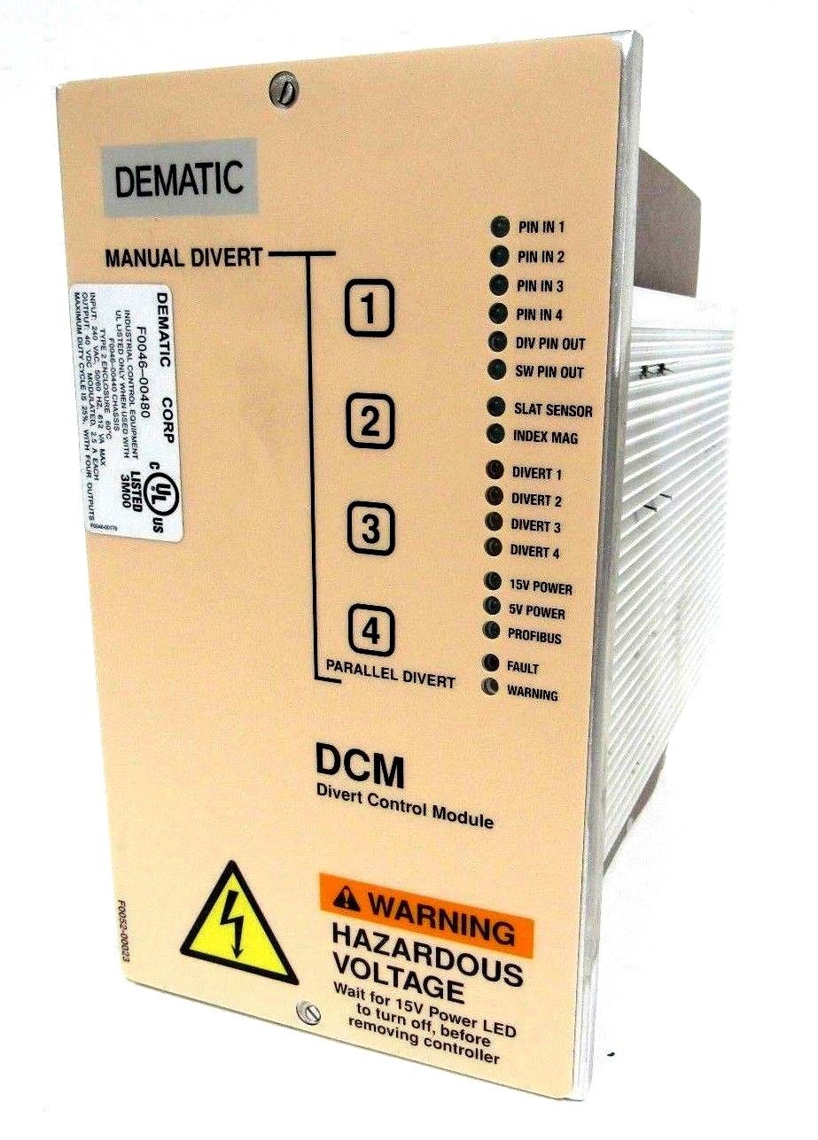 NEW DEMATIC F0046-00480 DIVERT CONTROL MODULE F004600480 - SB ...