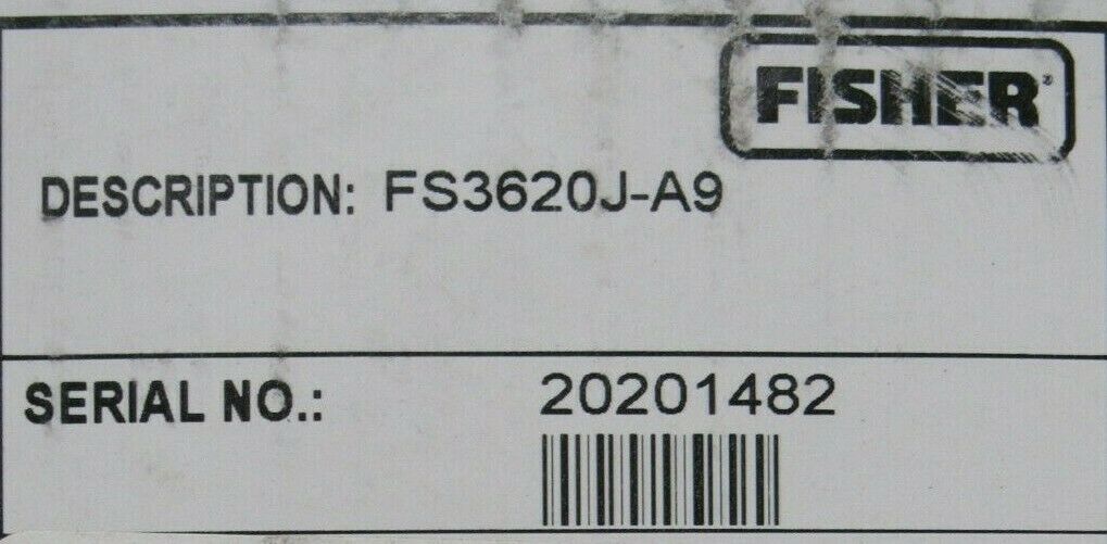NEW FISHER FS3620J-A9 VALVE POSITIONER 3622 FS3620JA9 - SB Industrial ...