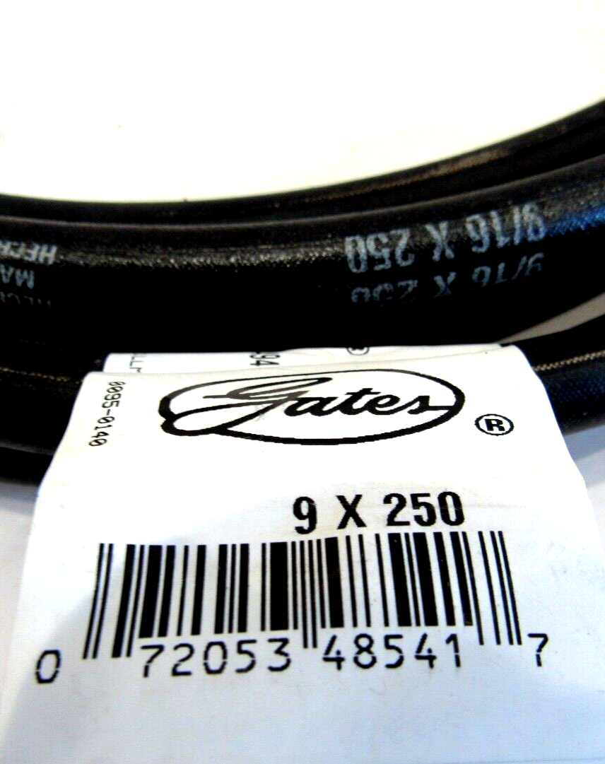 NEW GATES 9X250 RE BELT 9/16"X 250" ROUND ENDLESS BELT 8820-3494 ...