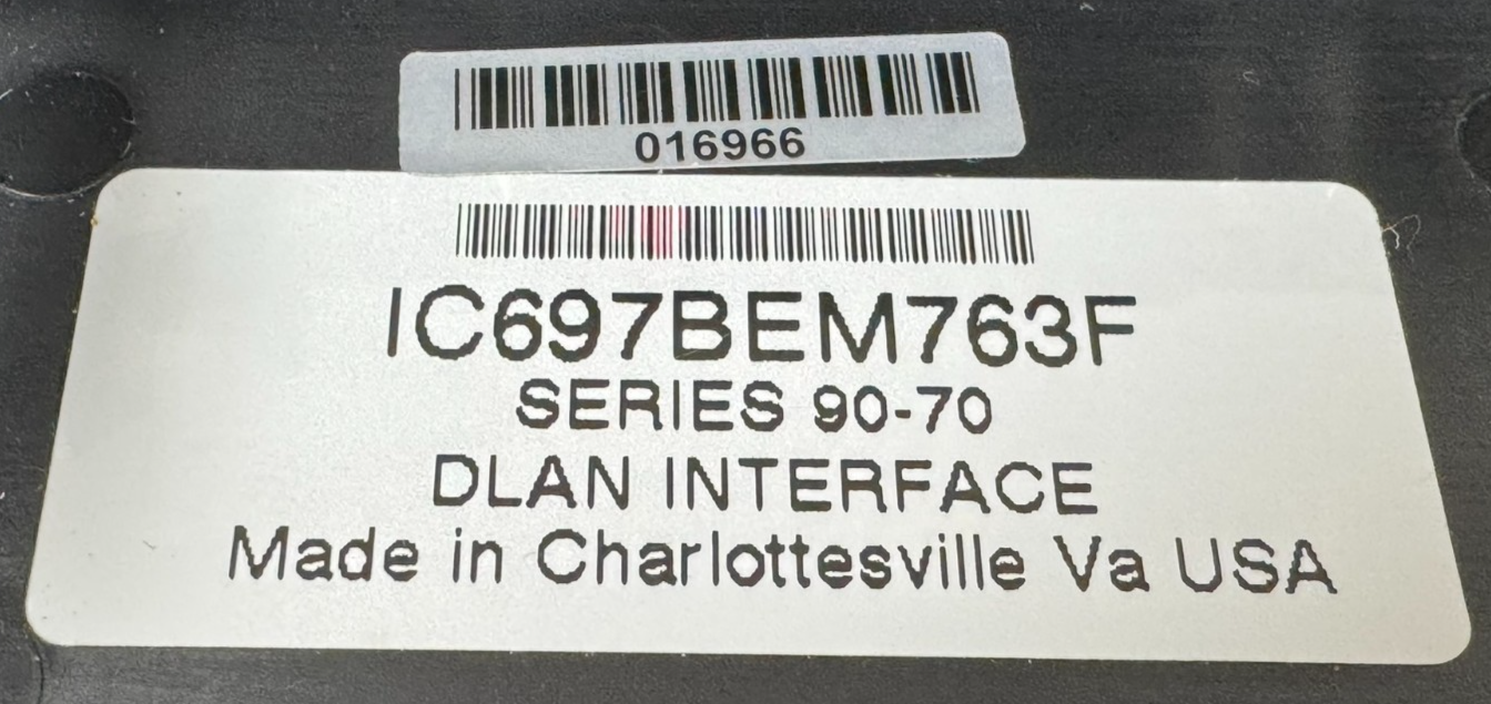 NEW GE FANUC IC697BEM763F DLAN INTERFACE CARD 90-70 IC697BEM763 - SB ...