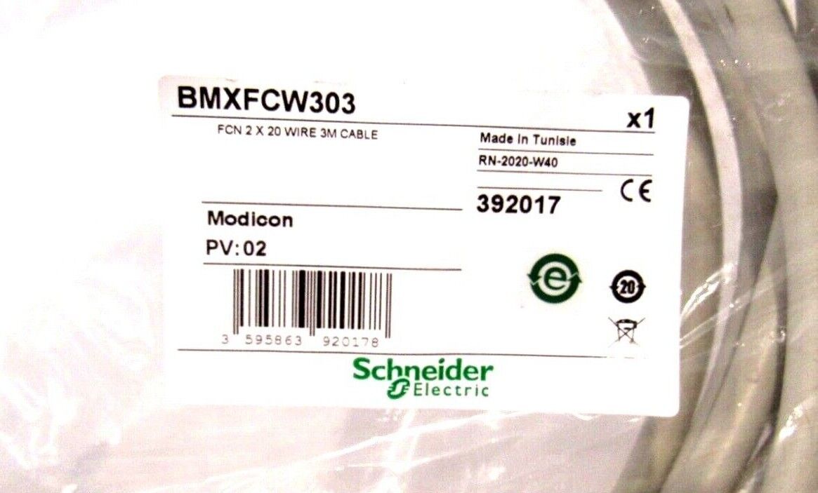 NEW SCHNEIDER ELECTRIC BMXFCW303 CORDSET - SB Industrial Supply, Inc.