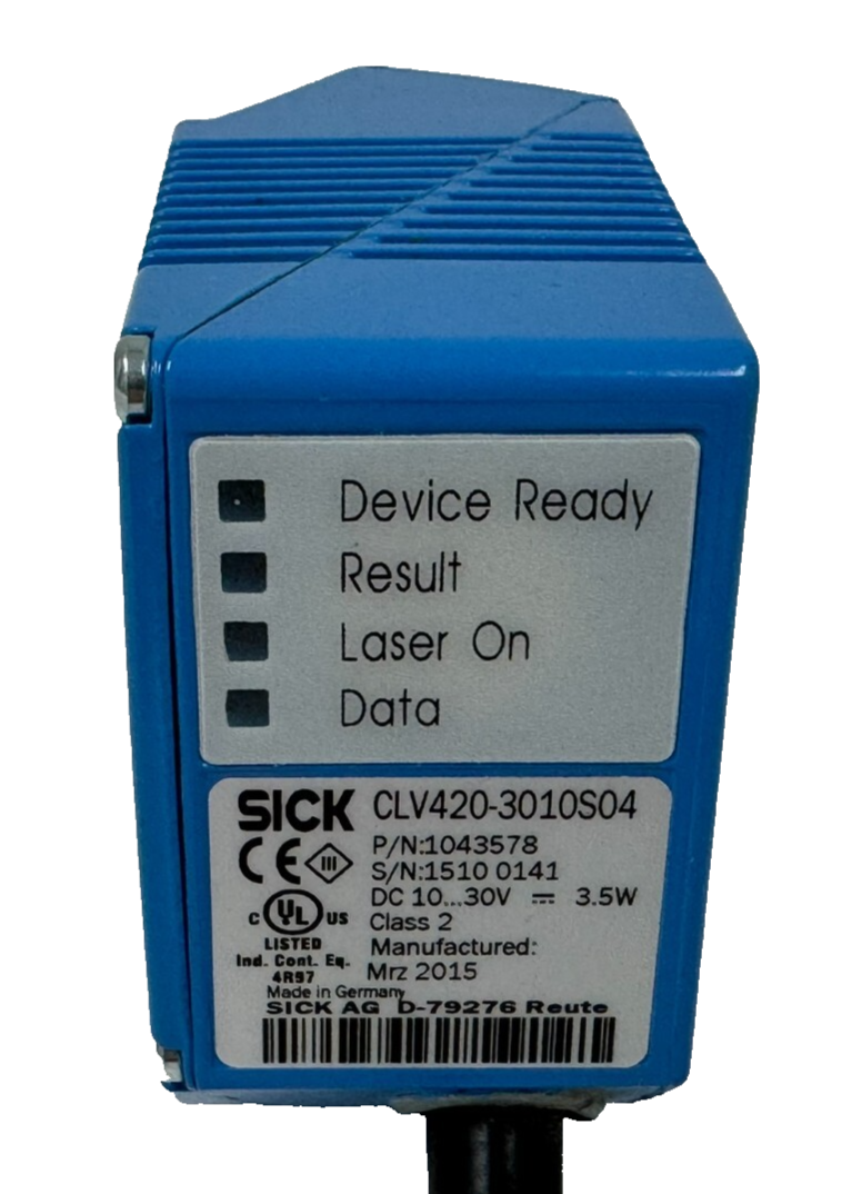 NEW SICK CLV420-3010S04 BARCODE SCANNER 1045378 - SB Industrial Supply ...