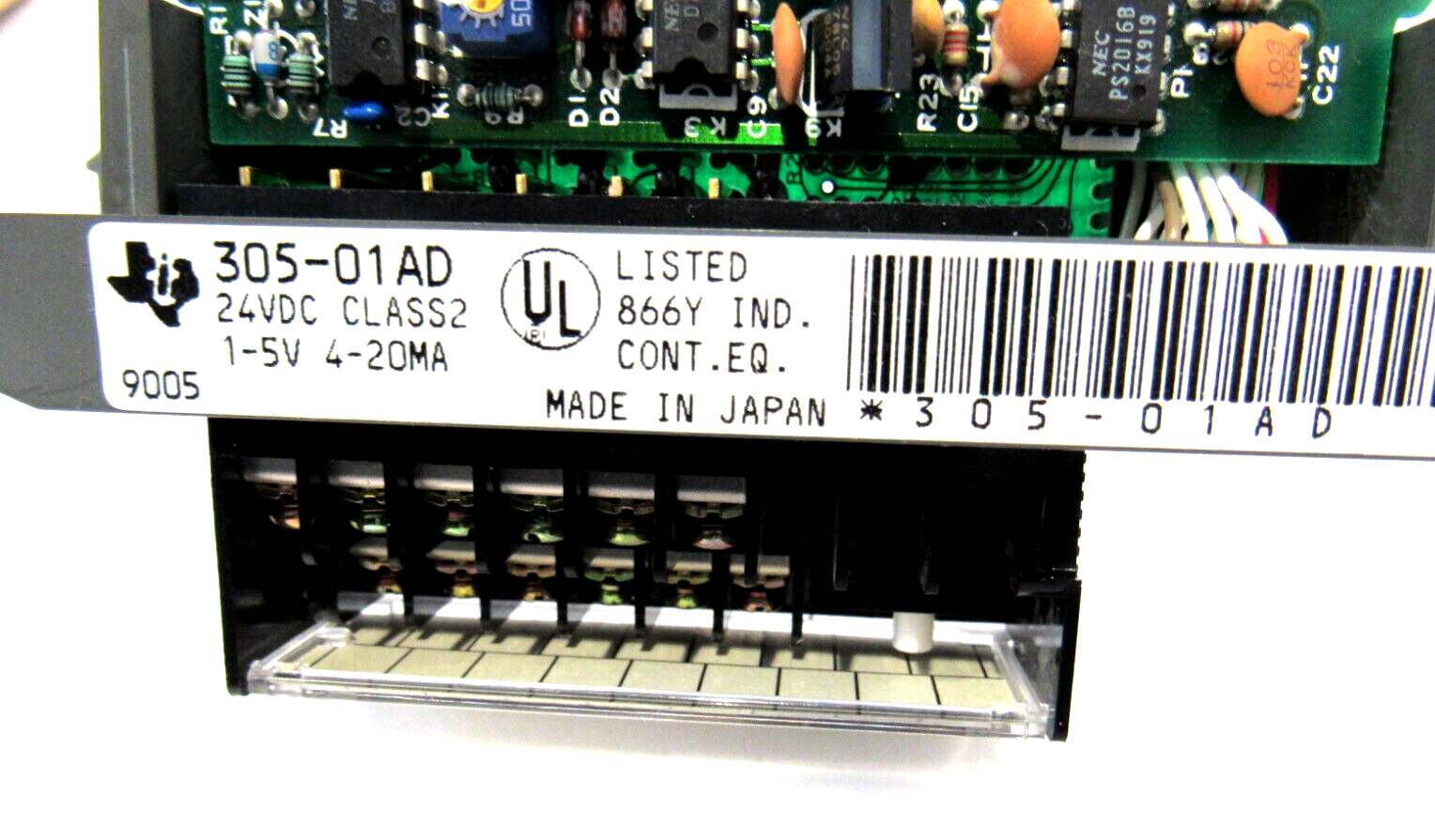 NEW TEXAS INSTRUMENTS 305-01AD INPUT MODULE 30501AD - SB Industrial ...