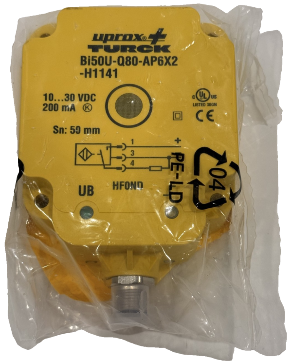 NEW TURCK UPROX BI50U-Q80-AP6X2-H1141 INDUCTIVE SENSOR ...