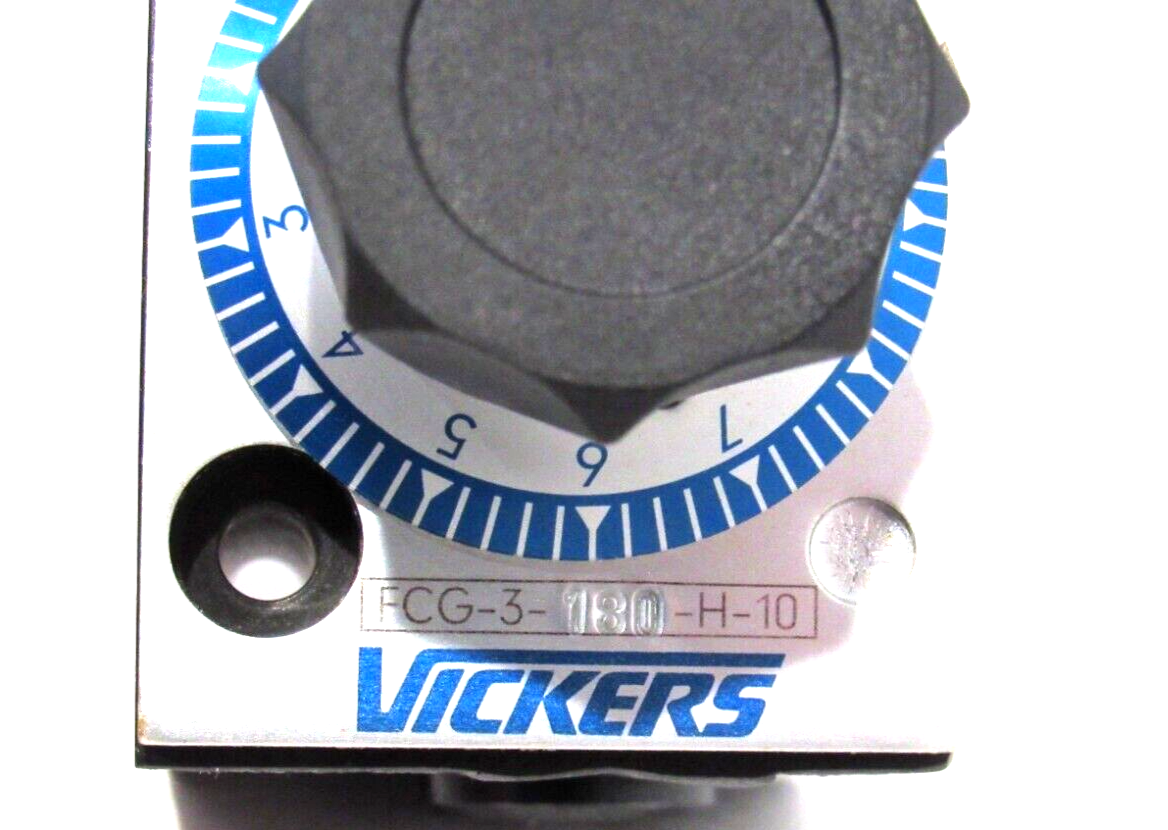 NEW VICKERS FCG-3-180-H-10 FLOW CONTROL VALVE FCG3180H10 - SB ...