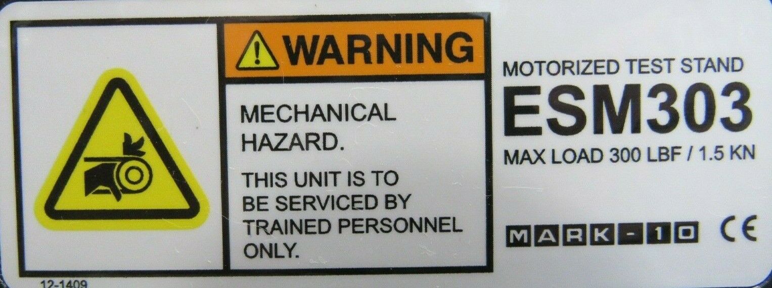 USED MARK-10 ESM303 FORCE TESTER DC4060 M5-20 MOTORIZED STAND - SB ...