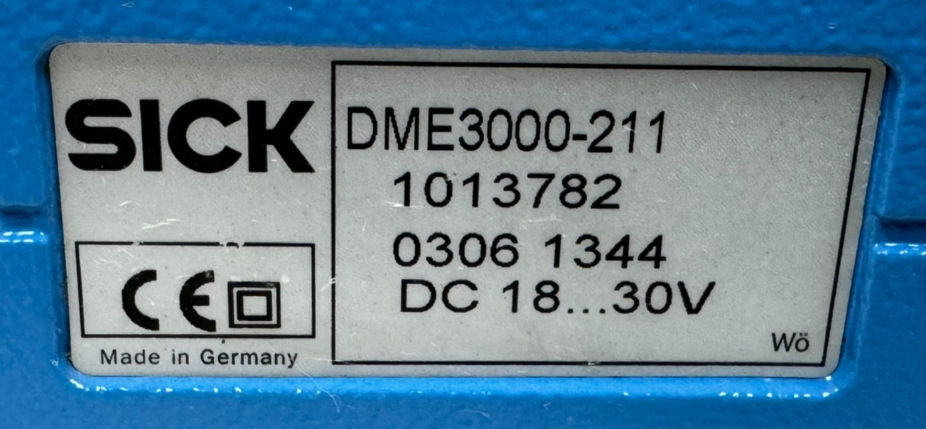 USED SICK DME3000-211 DISTANCE MEASURING SENSOR 1013782 - SB Industrial ...