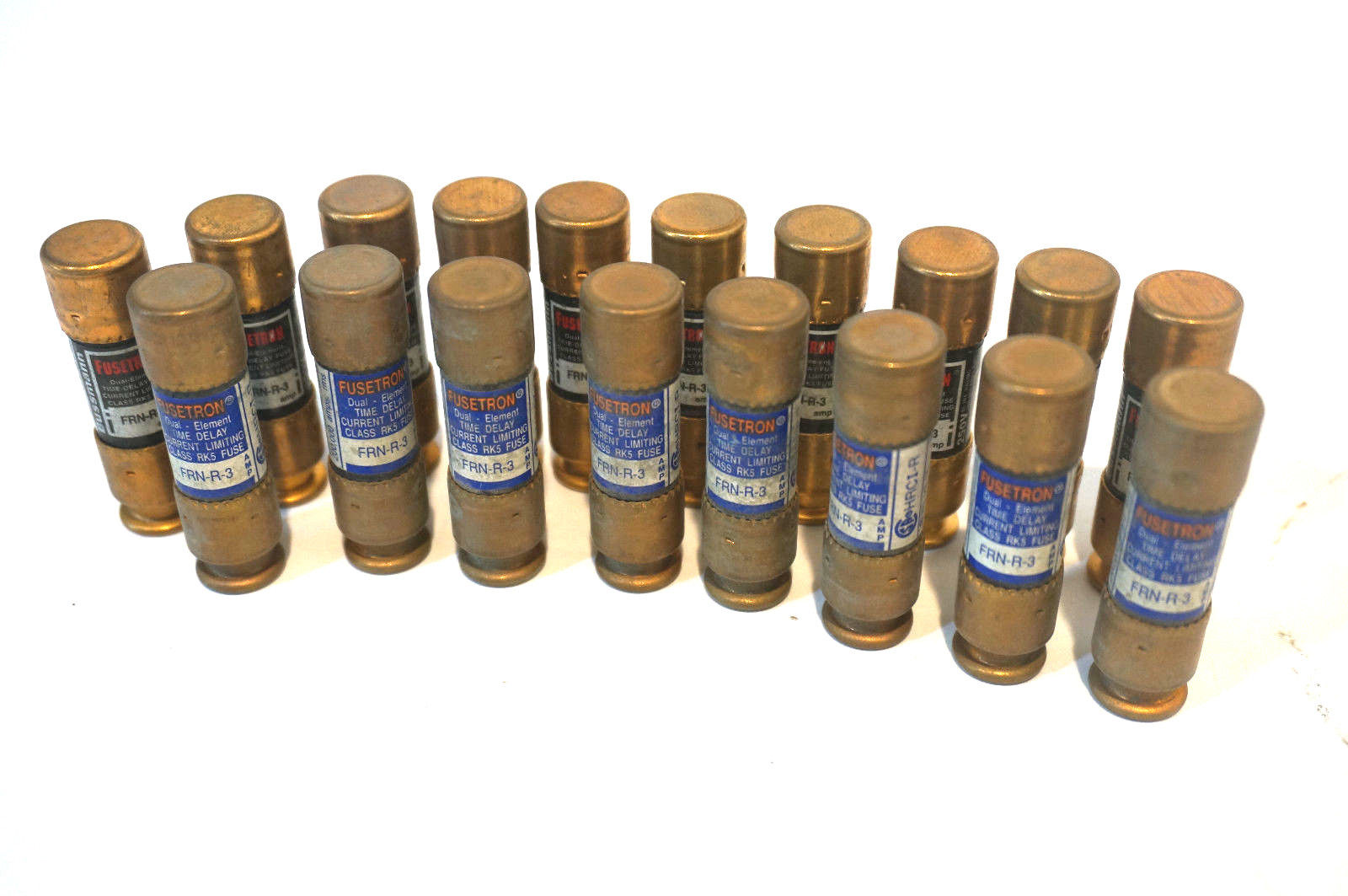 18 NEW FUSETRON FRN-R-3 FUSES FRNR3 - SB Industrial Supply, Inc.