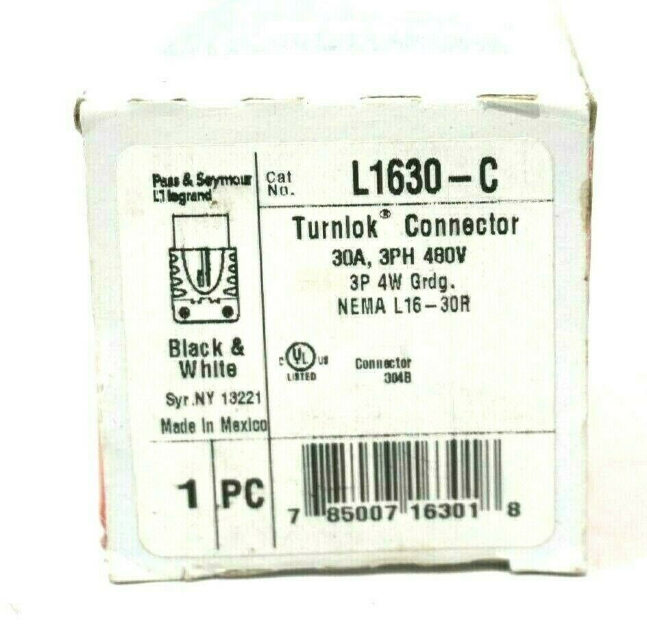 2 NEW LEGRAND L1630-C TURNLOK CONNECTORS L1630C - SB Industrial Supply ...