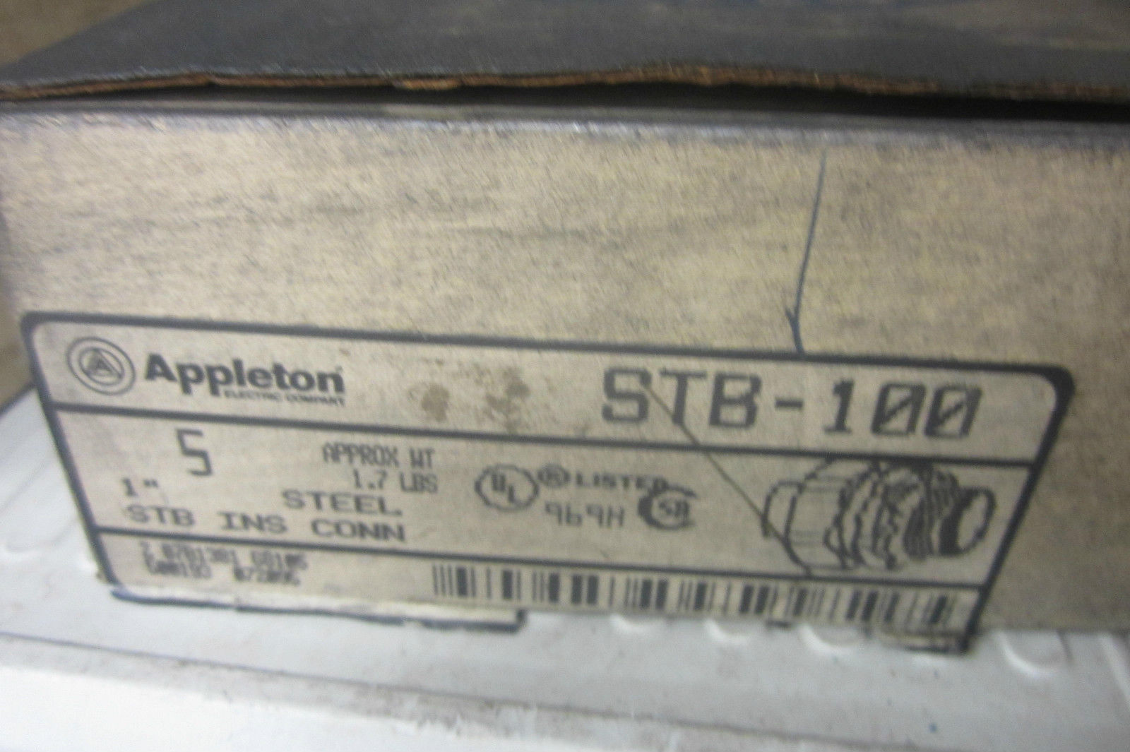 5 NEW APPLETON STB-100 FITTINGS STB100 - SB Industrial Supply, Inc.