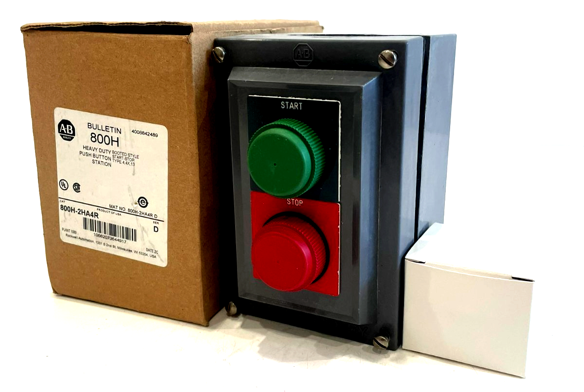 ALLEN BRADLEY 800H-2HA4R ENCLOSURE SERIES D 800H2HA4R NEW, SURPLUS - SB ...