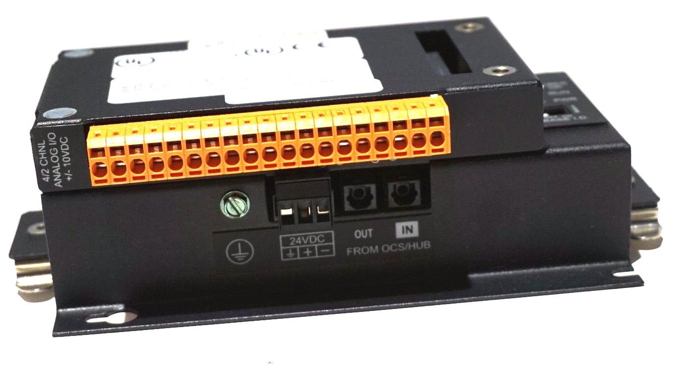 USED HORNER ELECTRIC HE800F0X104C BASE MODULE W/ HE800MIX211B ANALOG ...