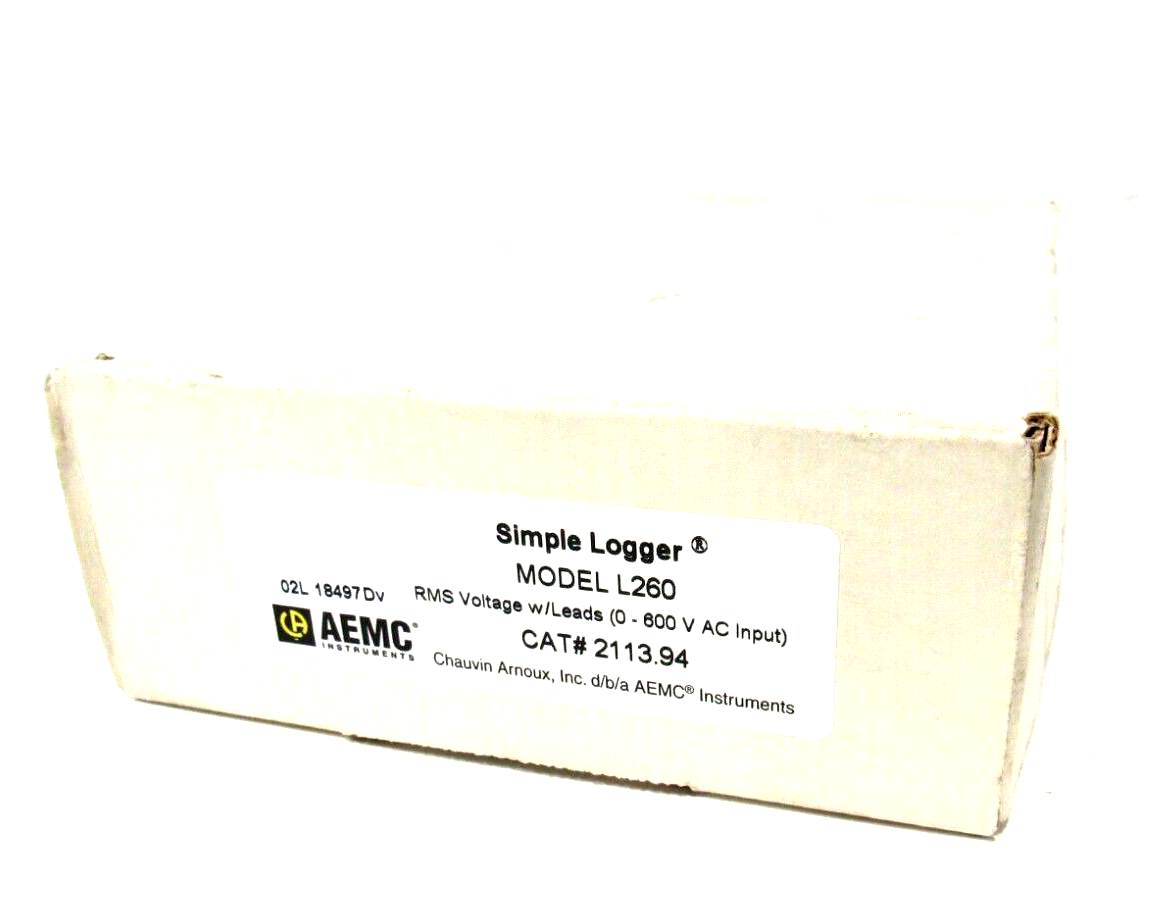 NEW AEMC MODEL L260 SIMPLE LOGGER - SB Industrial Supply, Inc.