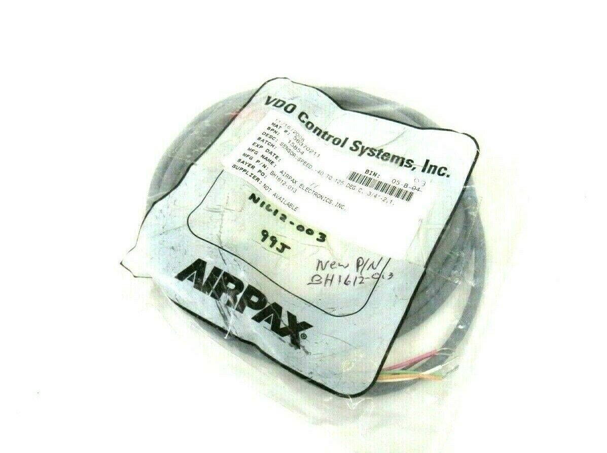 NEW AIRPAX N1612-003 SPEED SENSOR N1612003 BH1612-013 - SB Industrial ...