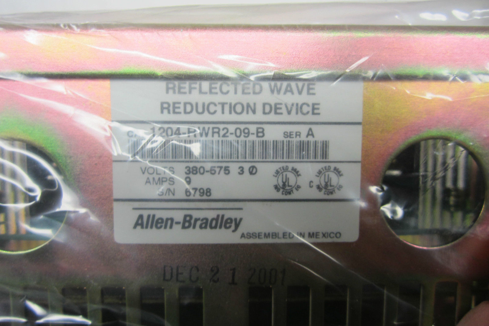NEW ALLEN BRADLEY 1204-RWR2-09-B WAVE REDUCTION DEVICE 1204RWR209B - SB ...