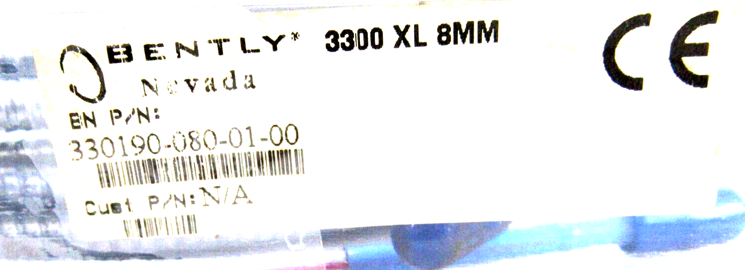 NEW BENTLY NEVADA 330190-080-01-00 EXTENSION CABLE 3300 XL 8MM ...