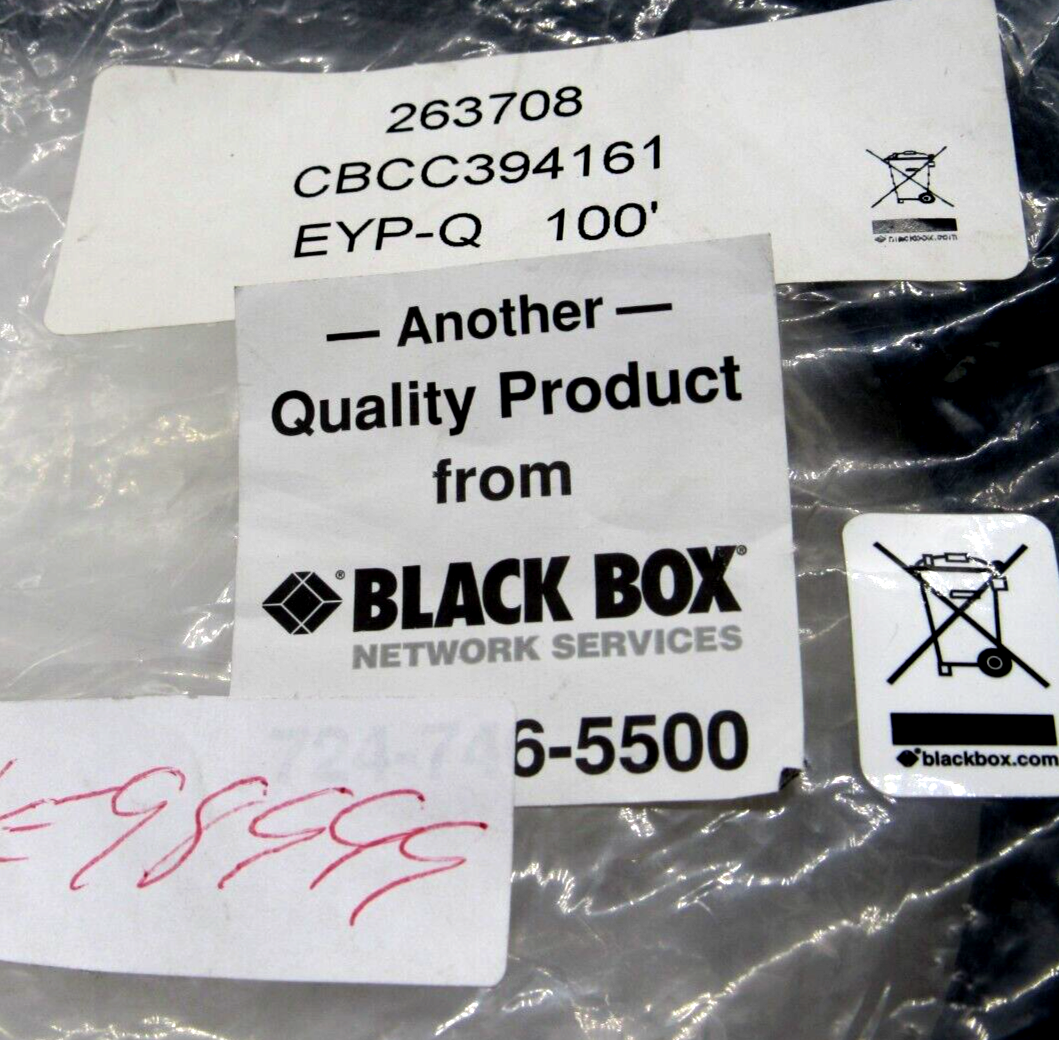 NEW BLACK BOX SERVICES CBCC394161 CABLE EYP-Q - SB Industrial Supply, Inc.