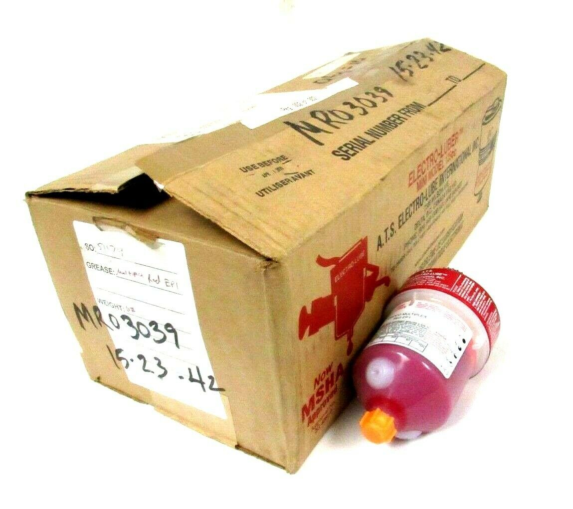 NEW BOX OF 10 ATS 125CC MINI-LUBER CONOCO MULTIPLEX RED EP1 4923756 ...