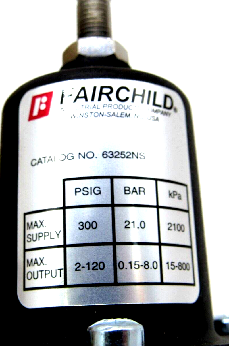 NEW FAIRCHILD 63252NS FILTER REGULATOR - SB Industrial Supply, Inc.