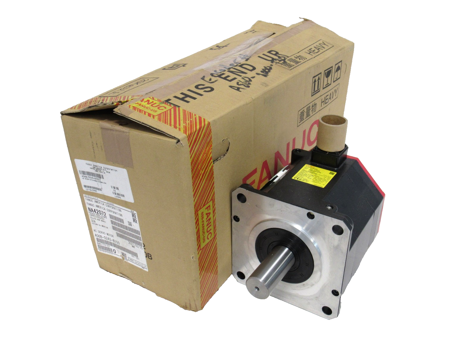 NEW FANUC A06B-0243-B100 SERVO MOTOR A860-2000-T301 A06B0243B100 - SB ...