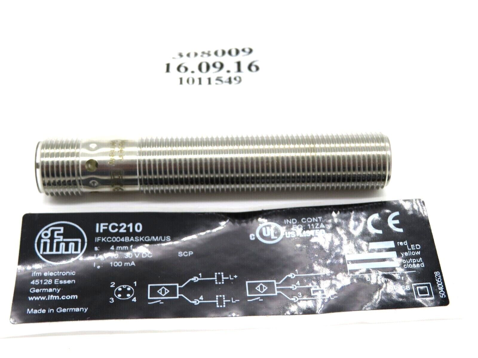 NEW IFM IFKC004BASKG/M/US-104-DRS/IFC210 SENSOR ...