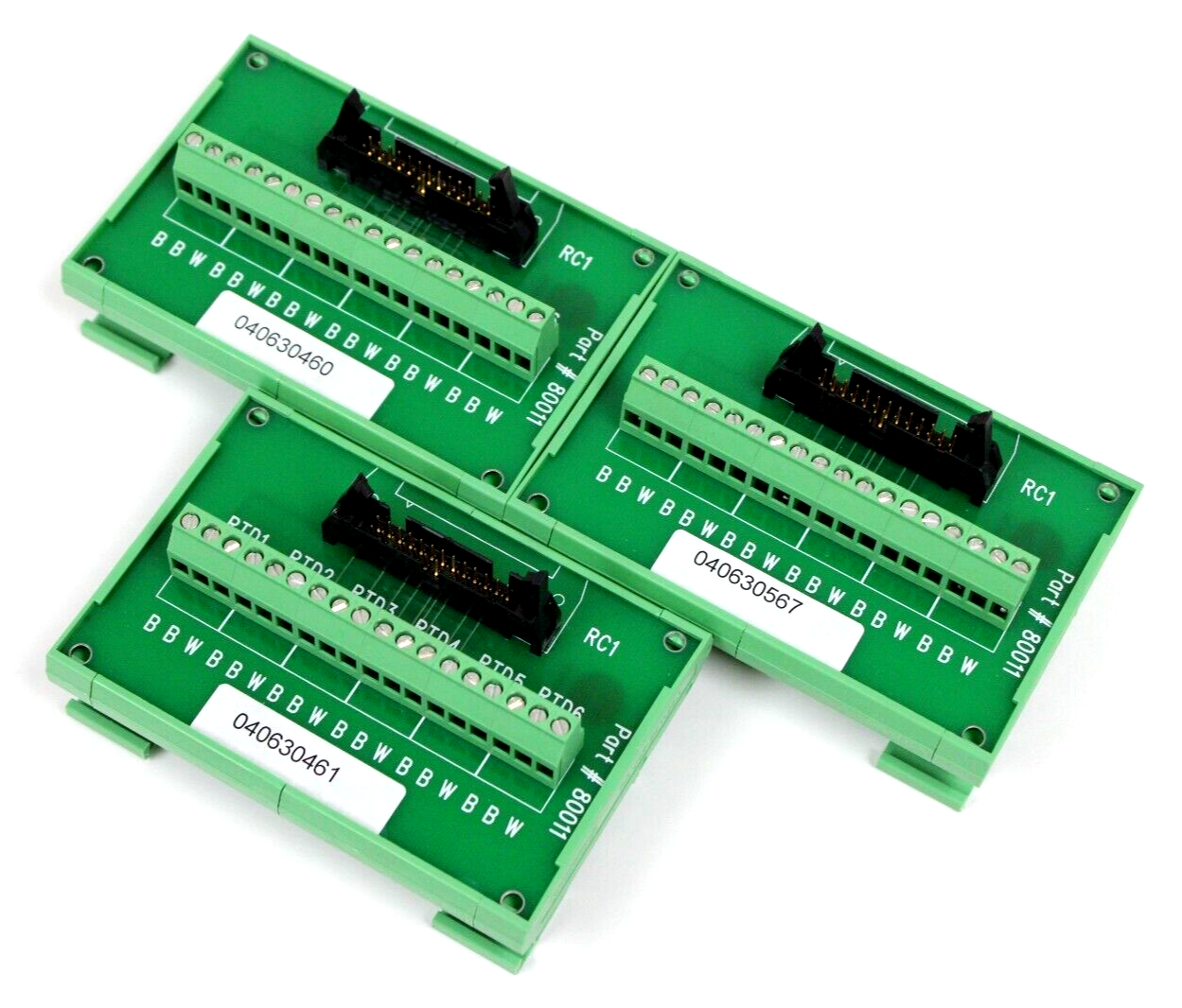 NEW LOT OF 3 PHOENIX CONTACT 80011 TERMINAL BLOCKS - SB Industrial ...