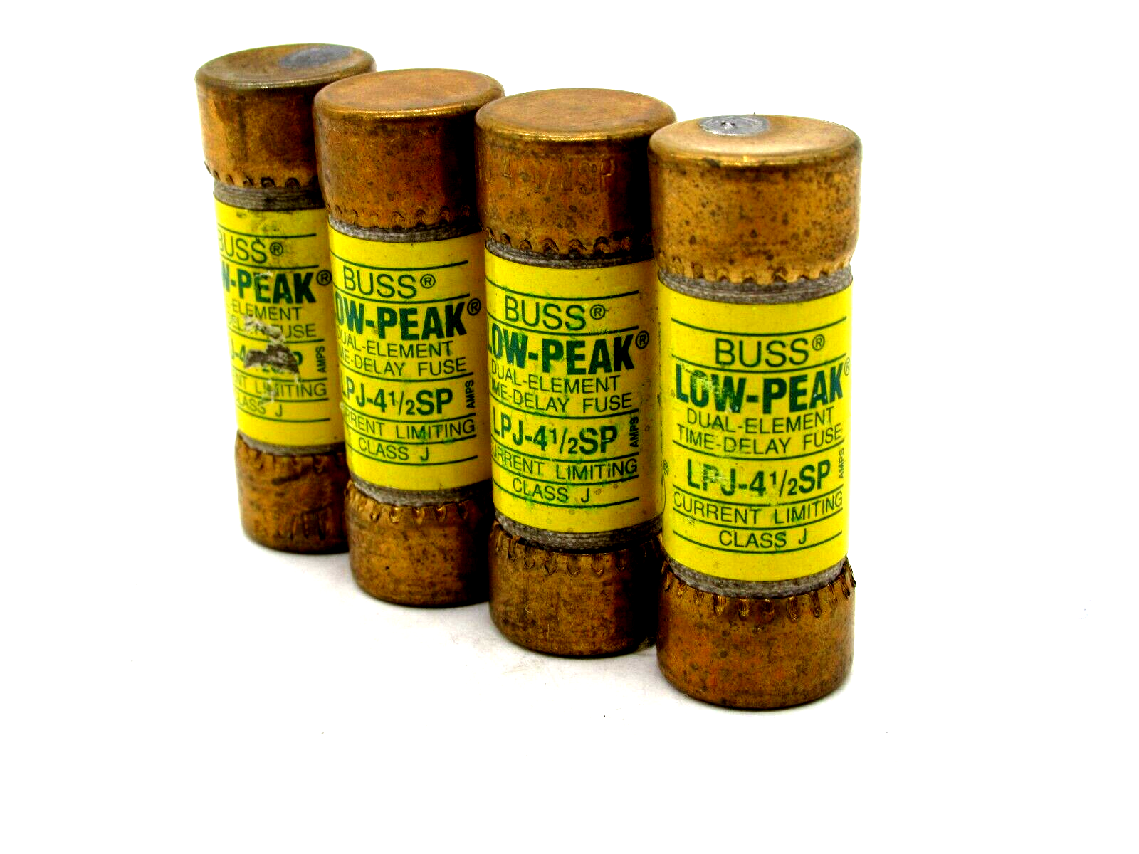 NEW LOT OF 4 BUSSMANN LPJ-4-1/2SP FUSES LPJ412SP - SB Industrial Supply ...