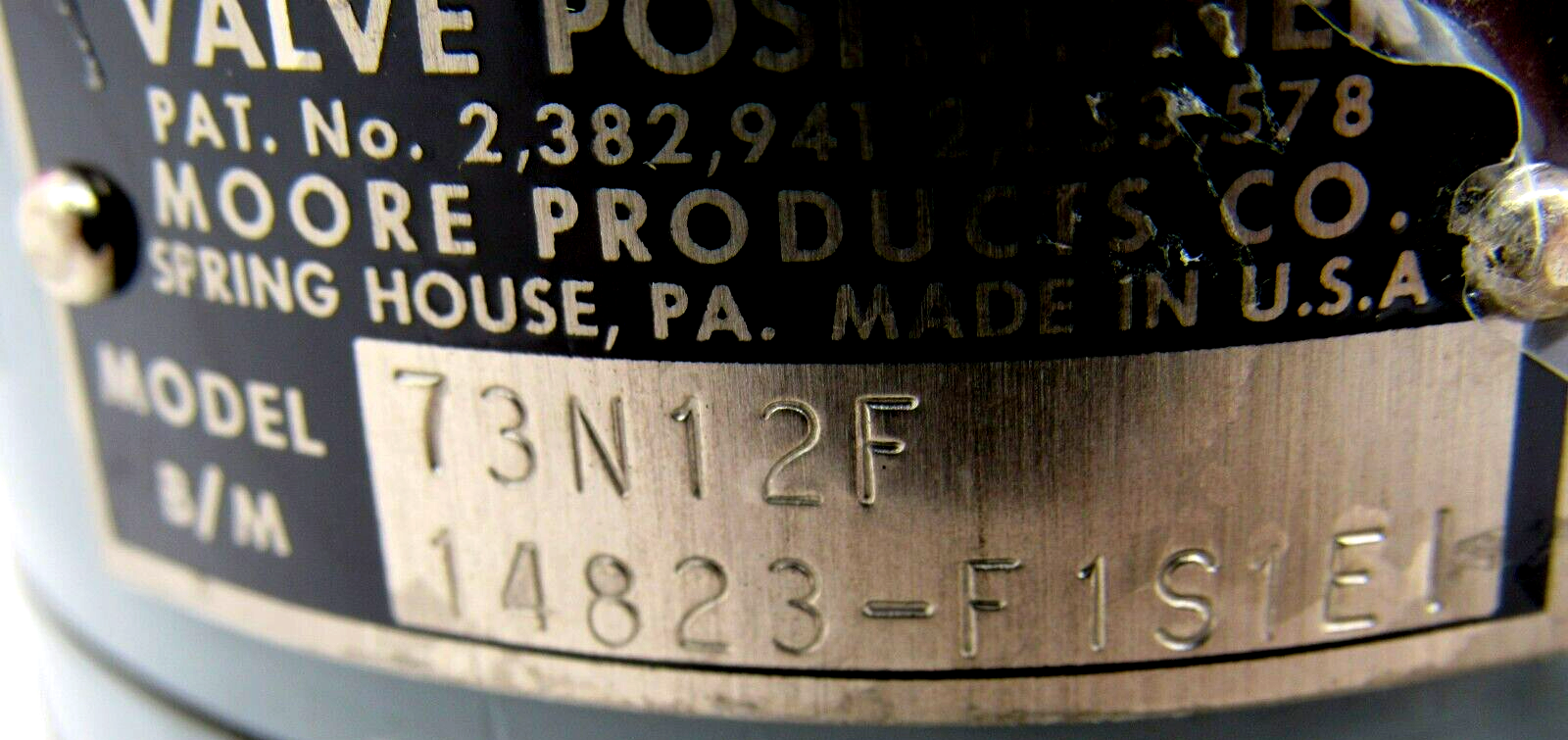 NEW MOORE PRODUCTS 73N12F VALVE POSITIONER - SB Industrial Supply, Inc.