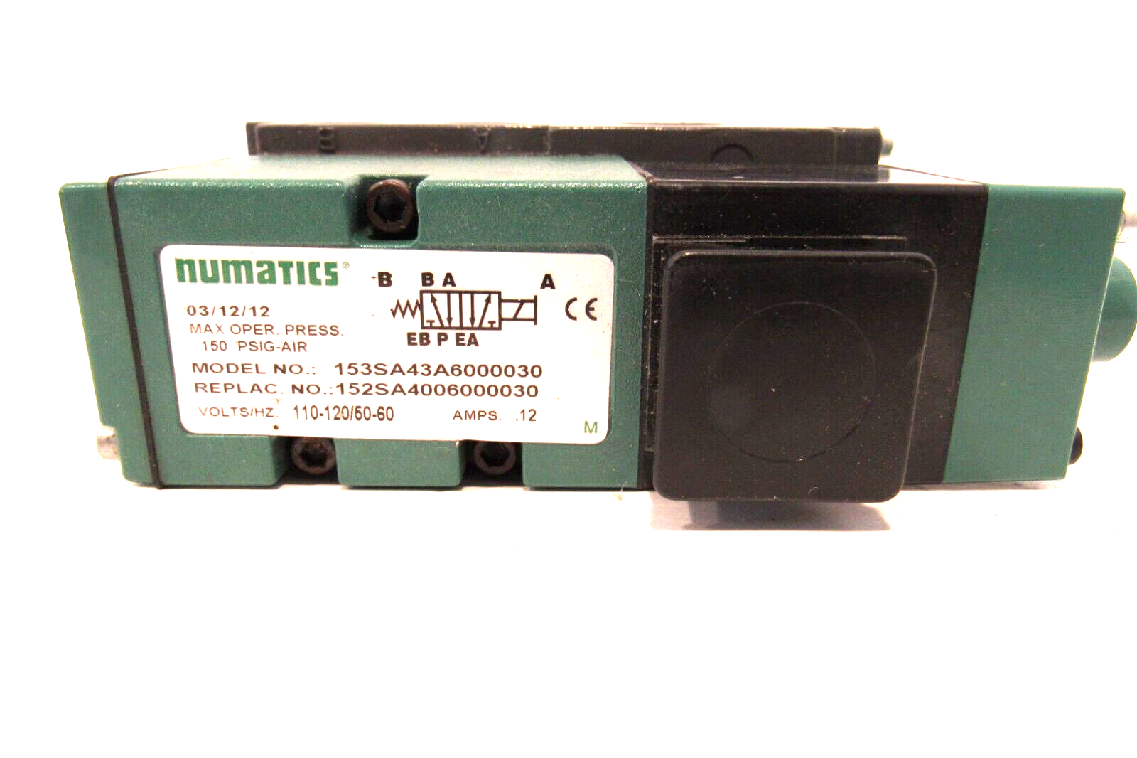 NEW NUMATICS 153SA43A6000030 SOLENOID VALVE - SB Industrial Supply, Inc.