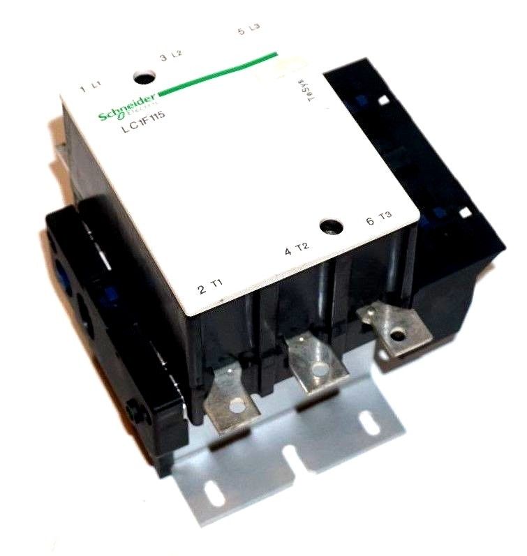 NEW SCHNEIDER ELECTRIC LC1F115 CONTACTOR 115AMP 3POLE 600VAC - SB ...